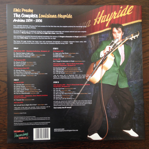 Elvis Presley - The Complete Louisiana Hayride Archives 1954-1956 ...