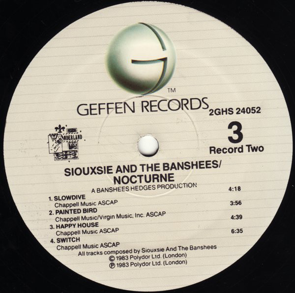 Siouxsie & The Banshees - Nocturne - Used Vinyl - High-Fidelity Vinyl ...